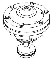 Bermad actuator 2 x 2" BACK FLUSHING-STRAIGHT FLOW, PLASTIC ASSY. W ...
